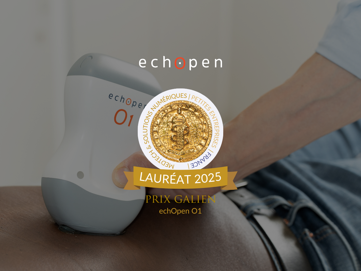 Prix Galien 2025 : echOpen O1 Lauréat MedTech & Solutions Numériques | Sonde Échographe Portable